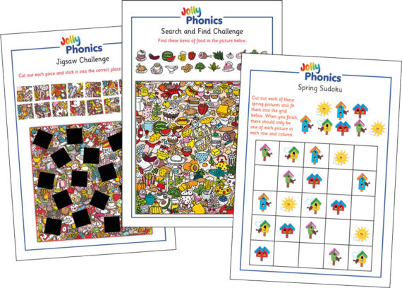 Resource bank for teachers and parents - Jolly Phonics & Grammar