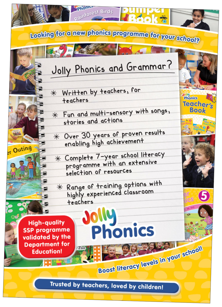 Resource bank for teachers and parents - Jolly Phonics & Grammar